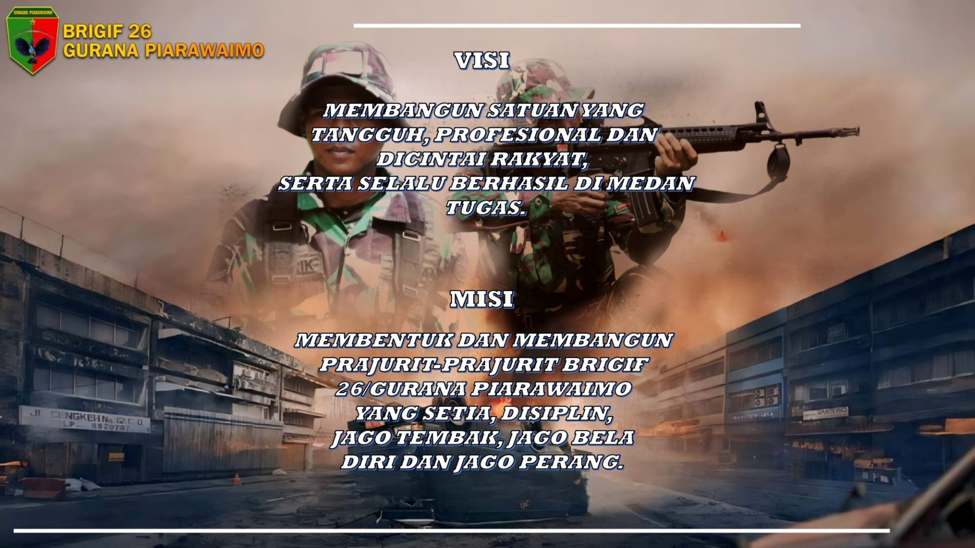 Visi Misi – Brigif 26/GP